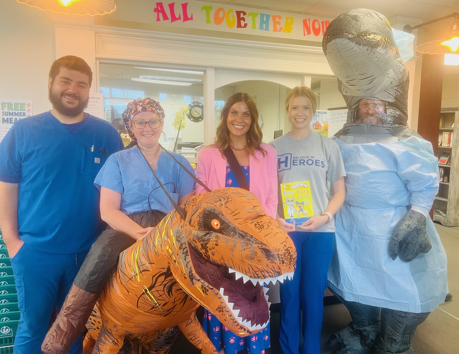 Baptist Carroll County team visits library for Tot Time - WBBJ TV