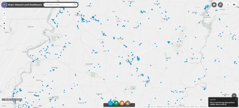 Interactive map of state-owned land now available - WBBJ TV