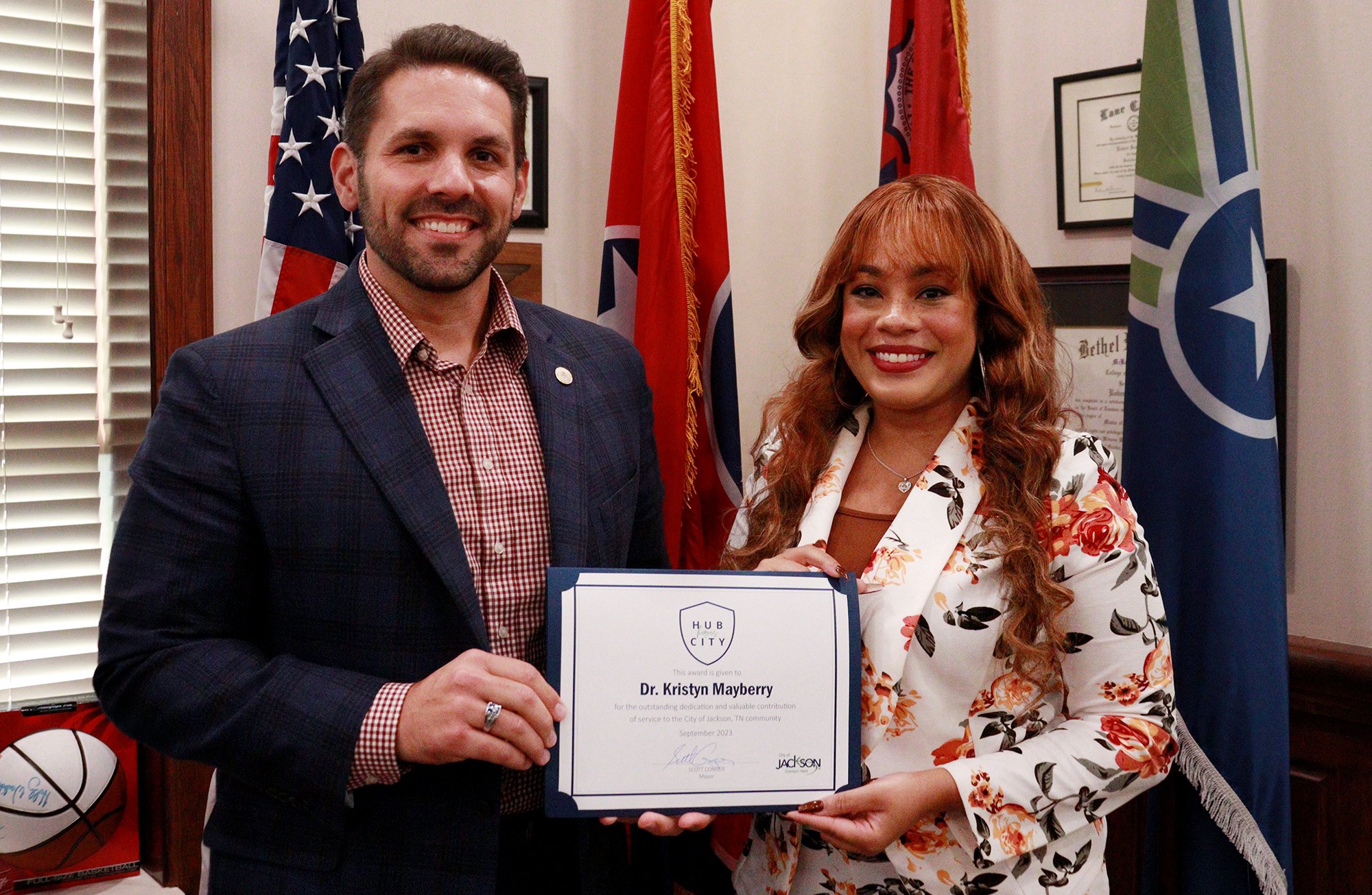 The City of Jackson Recognizes Dr. Kristyn Mayberry as Hub City Hero ...
