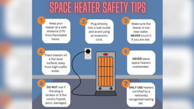 Space heater safety: Avoid these risks as cold temps arrive - WBBJ TV