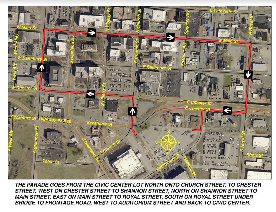 parade map 2023 - WBBJ TV