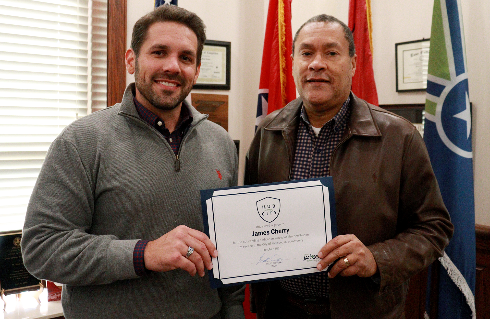 The City of Jackson recognizes James Cherry as Hub City Hero - WBBJ TV