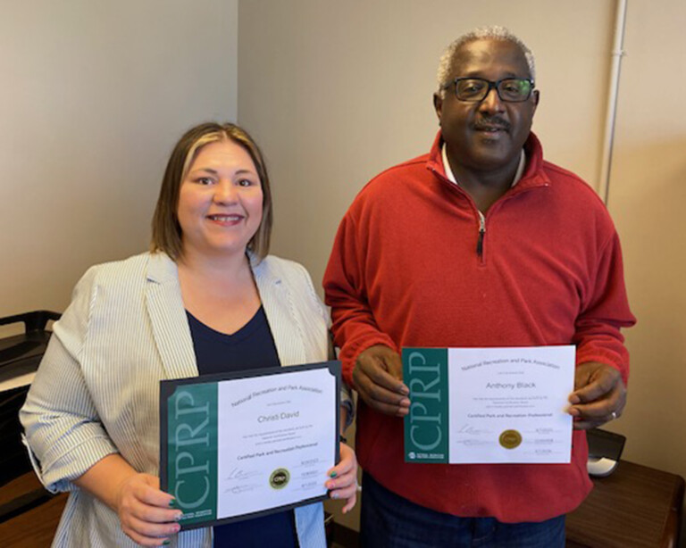 2 city park officials earn CPRP certification - WBBJ TV