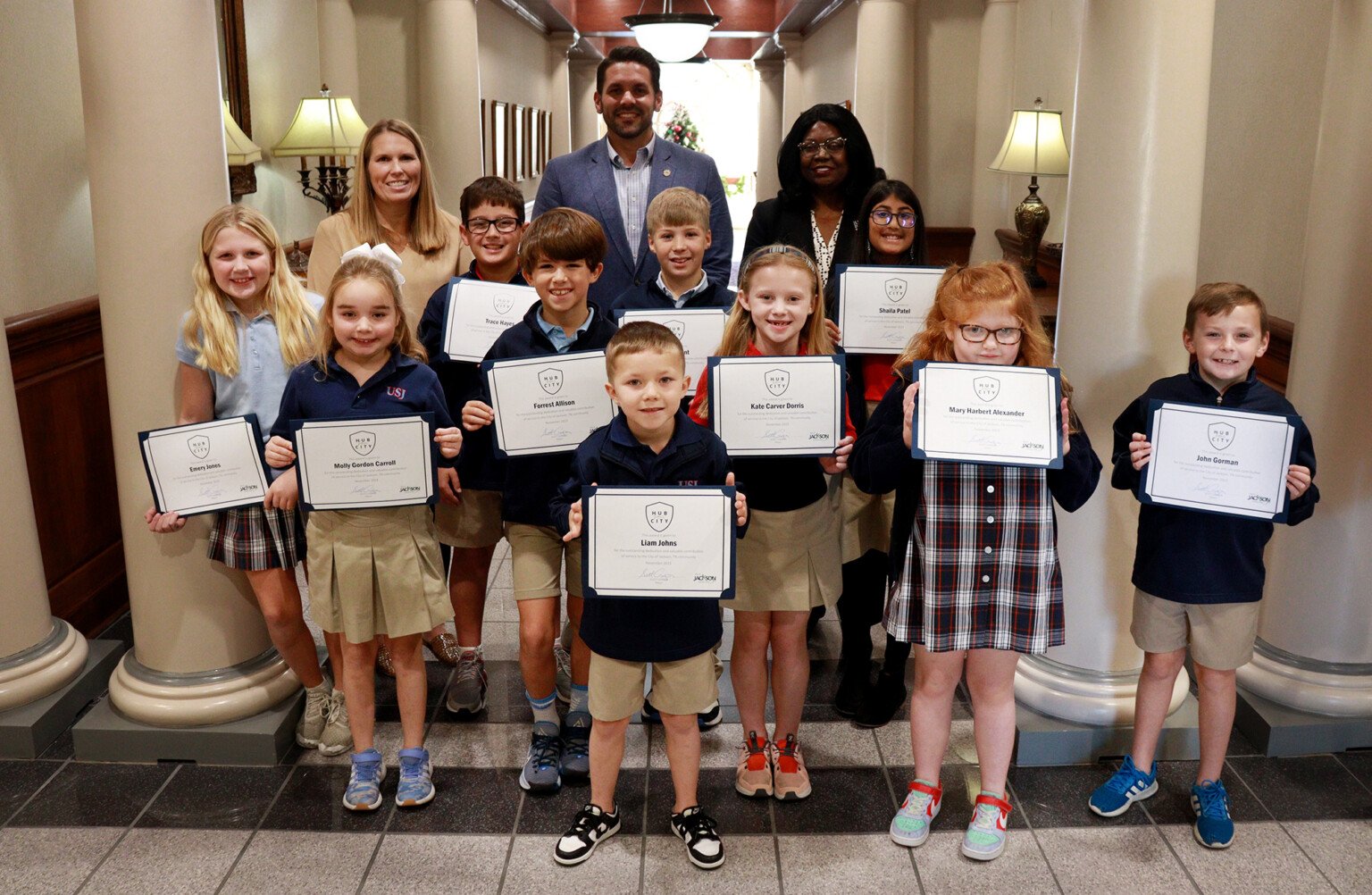 The City of Jackson Recognizes USJ Lower School students as Hub City ...