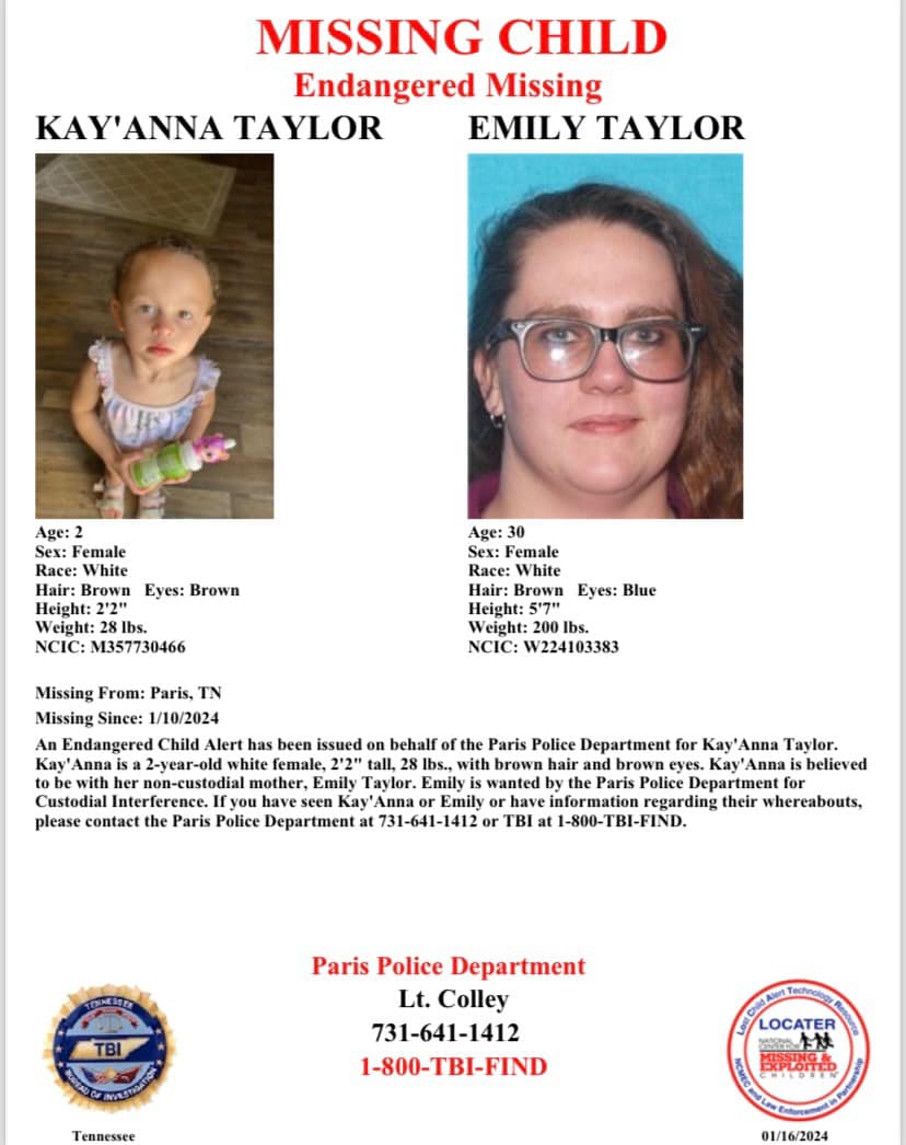 Woman arrested after missing endangered child located safe - WBBJ TV