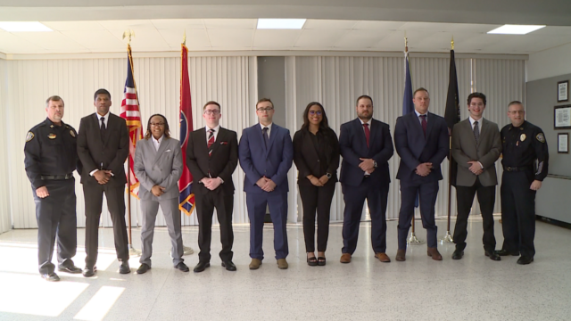 Jackson Police Department swears-in new officers to their team - WBBJ TV