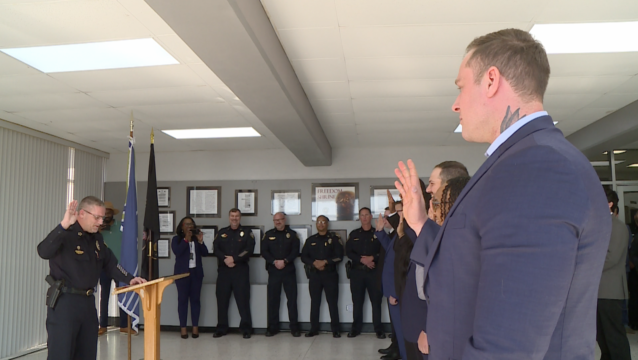 Jackson Police Department swears-in new officers to their team - WBBJ TV