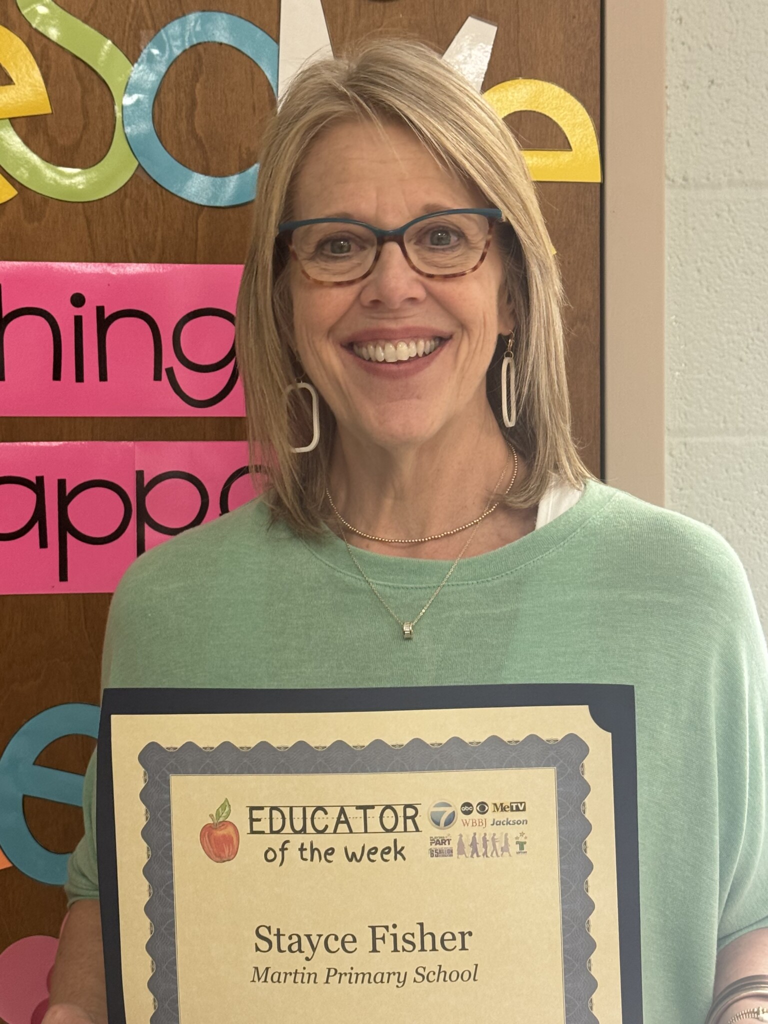 Educator of the Week: Stacye Fisher - WBBJ TV