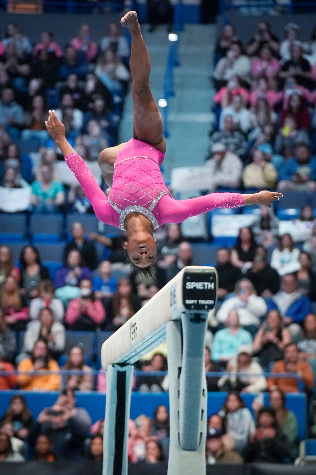 Simone Biles shines in return while Gabby Douglas scratches after a ...