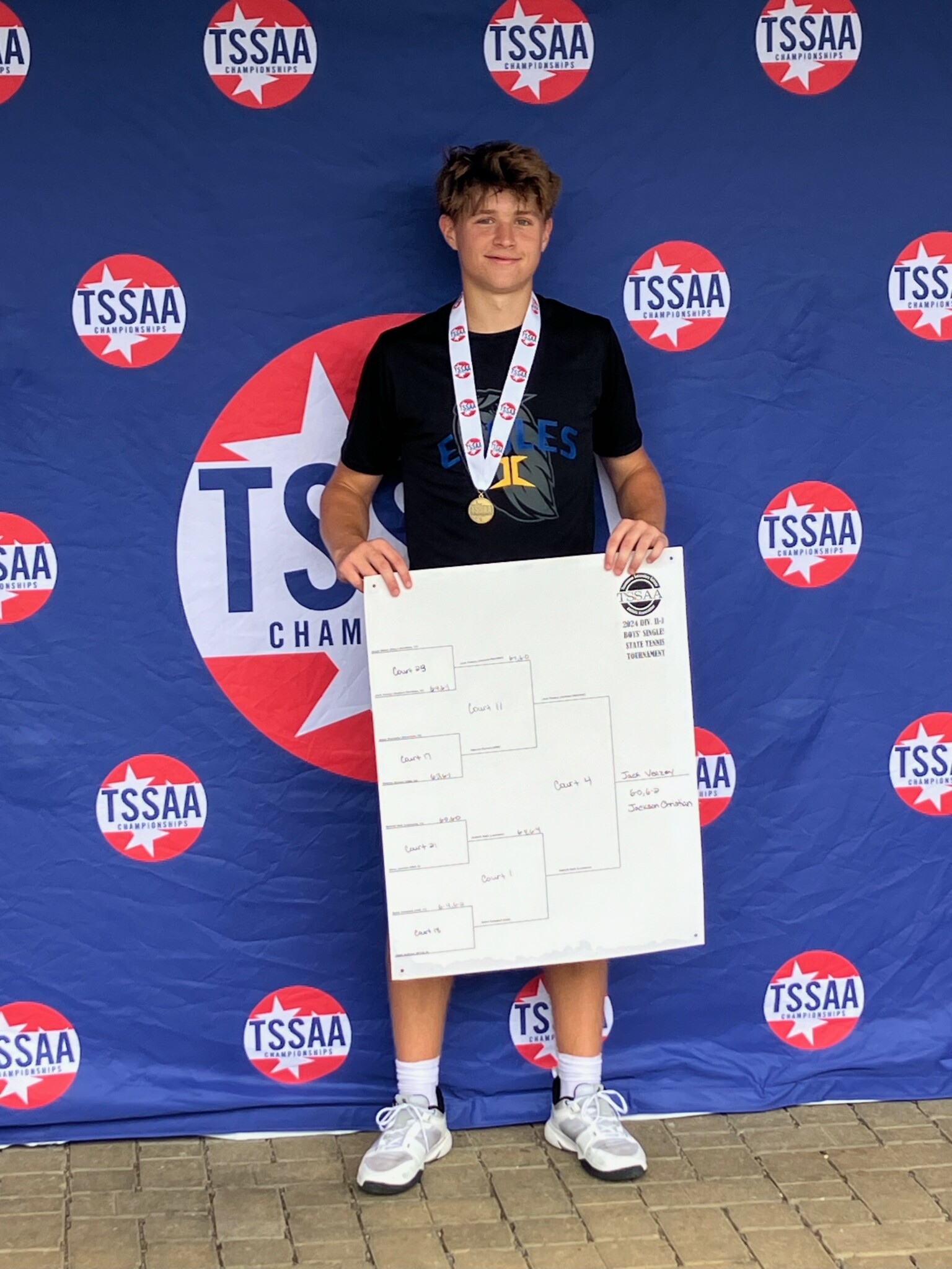 Jackson Christian Sophomore Jack Veazey soars in singles Tennis State ...