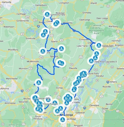 Tennessee's 'Waterfall Loop' offers breathtaking views and adventure ...