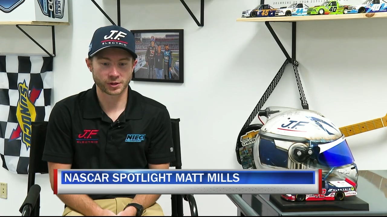 NASCAR SPOTLIGHT MATT MILLS - WBBJ TV