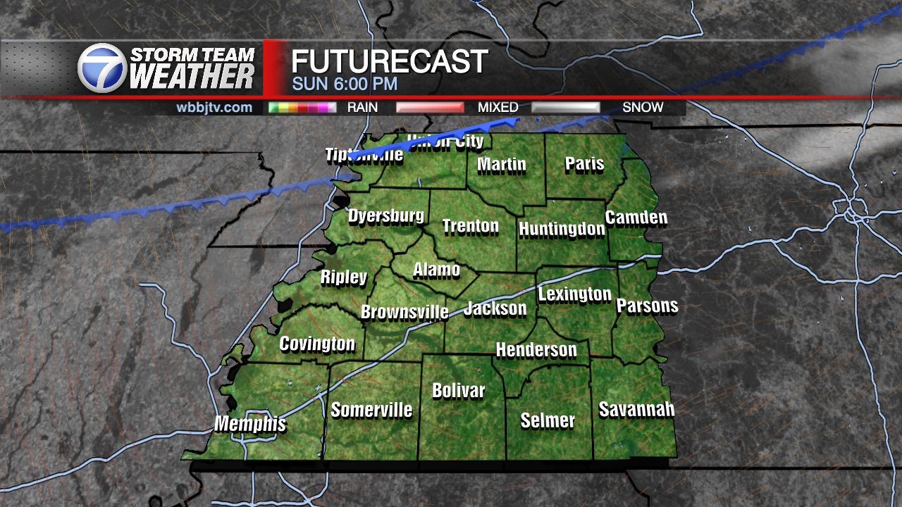 Cold front sunday Evening - WBBJ TV