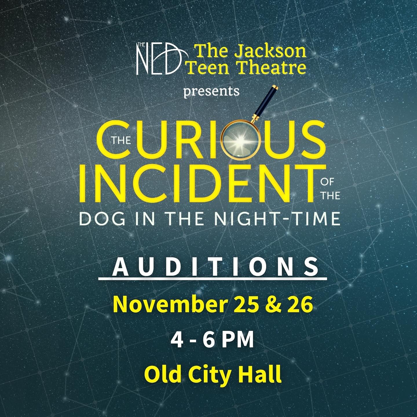 The Ned announces auditions for The Jackson Teen Theatre’s 'The Curious ...