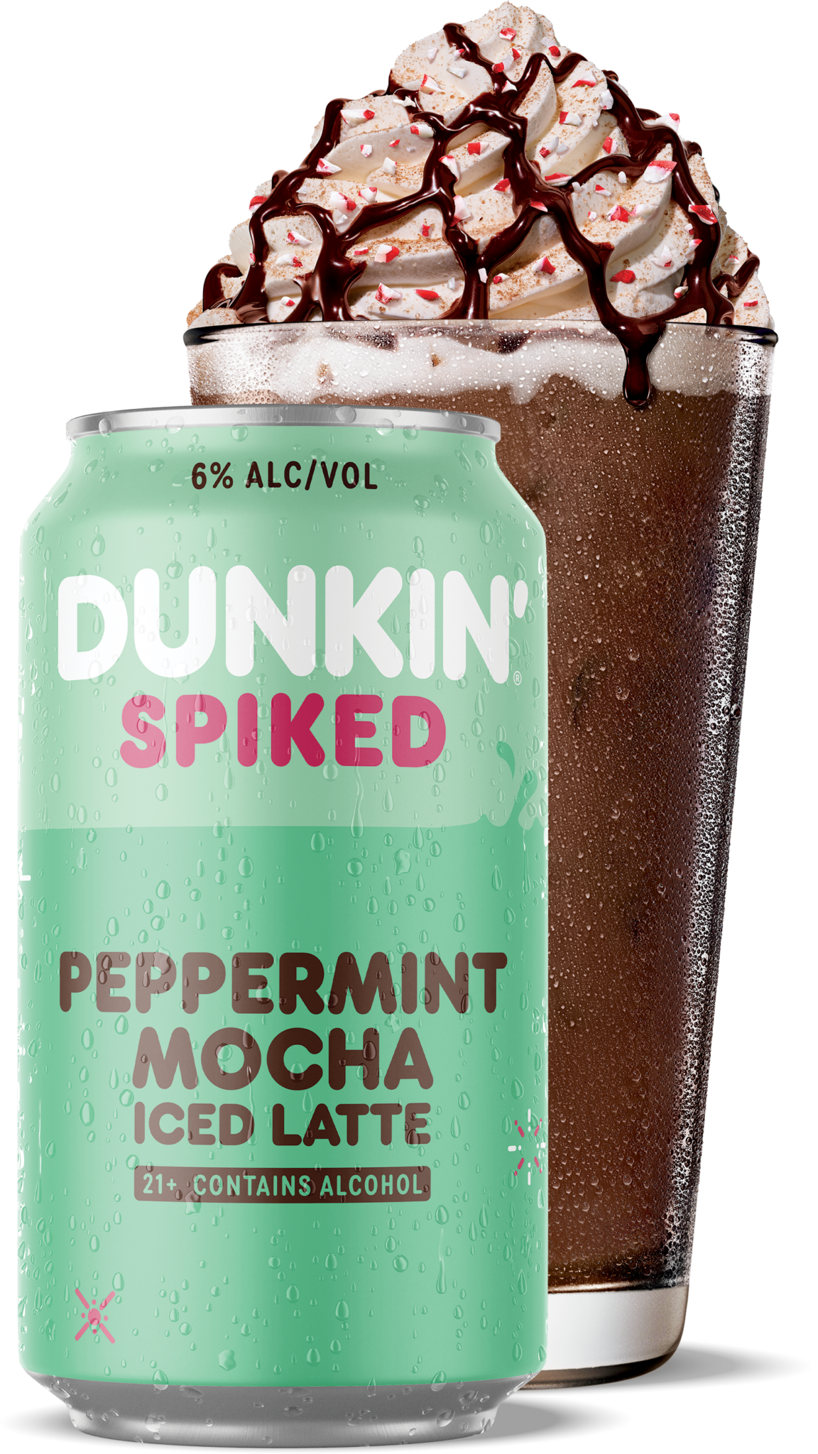 Dunkin’ unveils new Spiked Peppermint Mocha Iced Latte for holiday ...