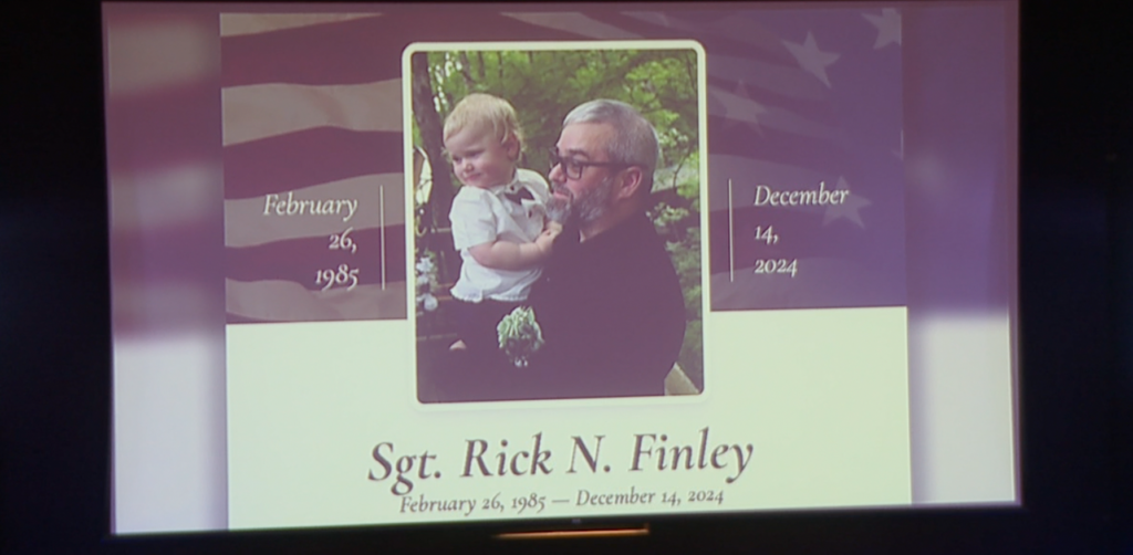 Community gathers for fallen officer's funeral service - WBBJ TV