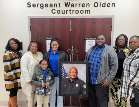 Jackson Police Dept. honors Sgt. Warren Olden with Sea of Blue ...