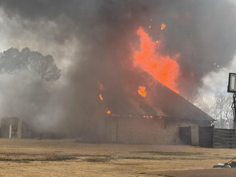 Milan Fire Department combats large house fire - WBBJ TV