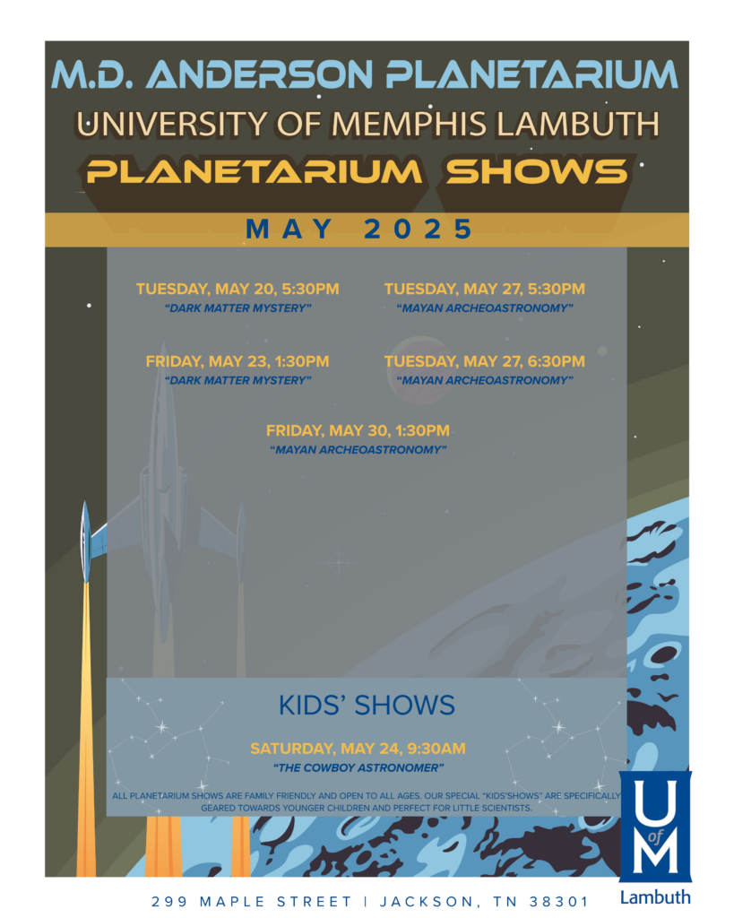 UofM Lambuth May/June Planetarium Schedule - WBBJ TV