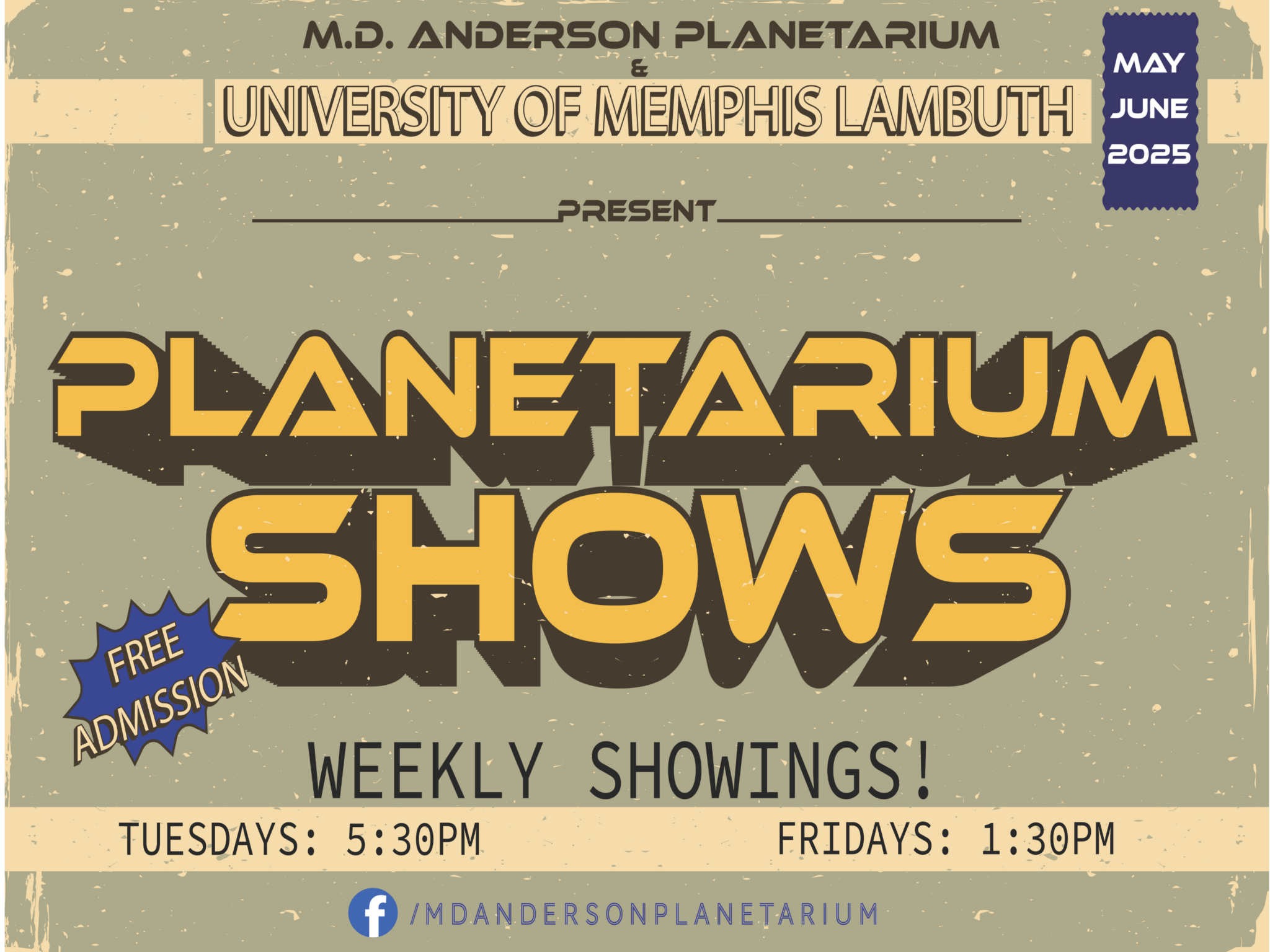 UofM Lambuth May/June Planetarium Schedule - WBBJ TV