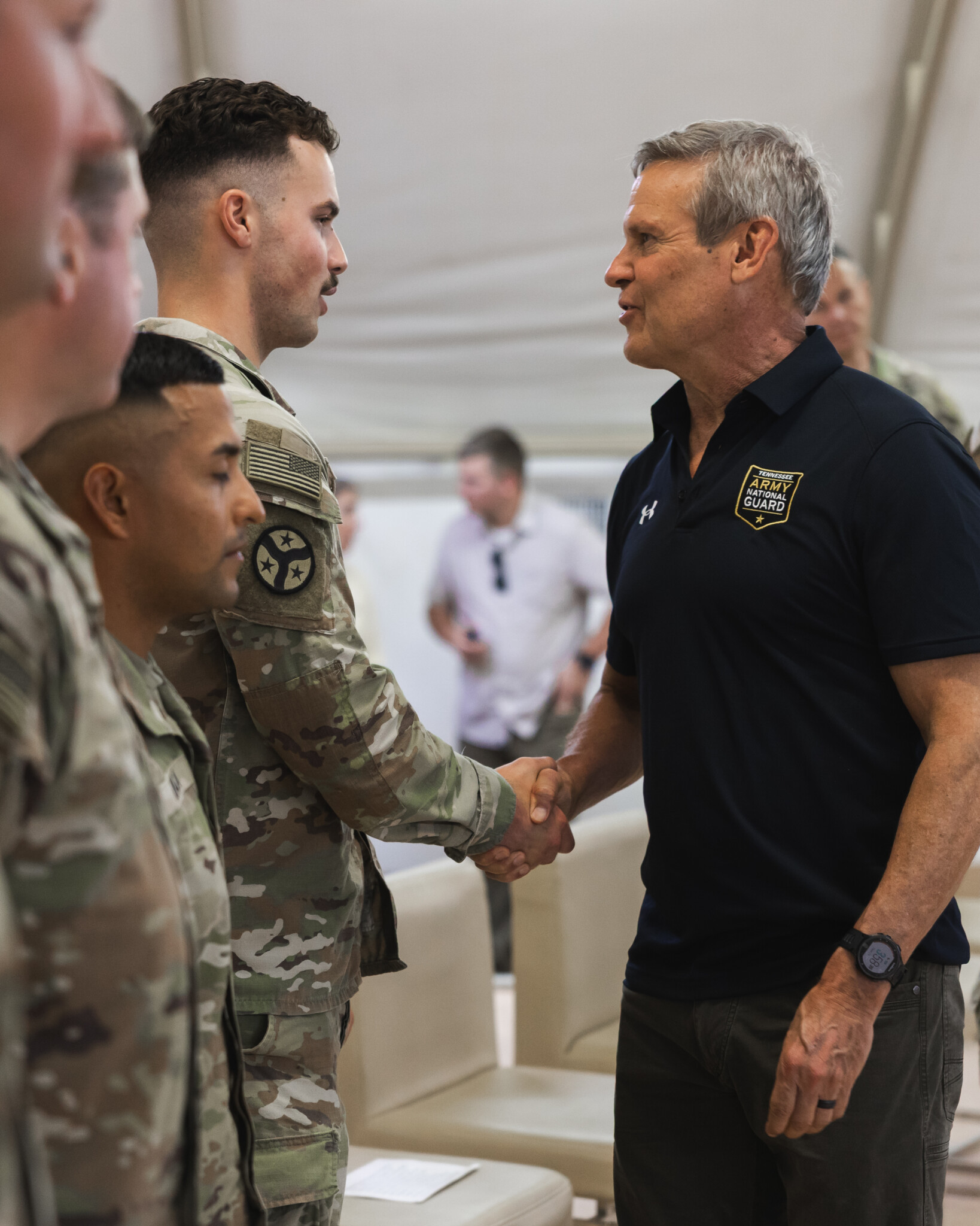 Gov. Lee, First Lady Maria visit Tennessee National Guard Task Force ...