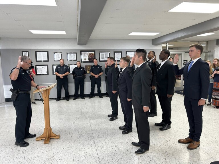 Jackson Police Department swears-in new officers - WBBJ TV
