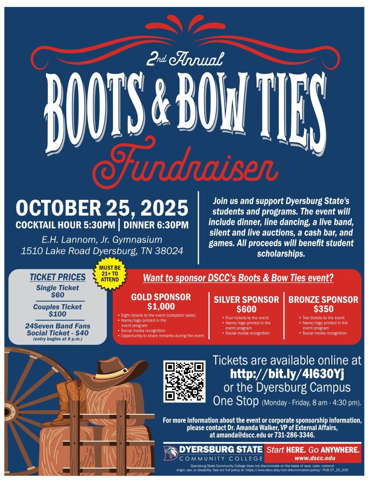 DSCC to present 2nd Annual Boots and Bow Ties Fundraiser - WBBJ TV