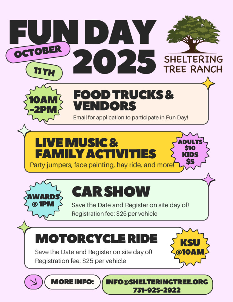 'Family Fun Day' coming to Sheltering Tree Ranch October 11 - WBBJ TV