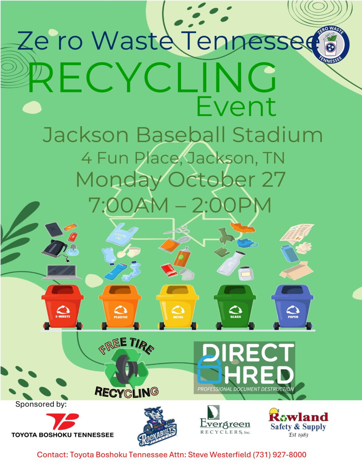 'Zero Waste Day' recycling event coming to Jackson - WBBJ TV