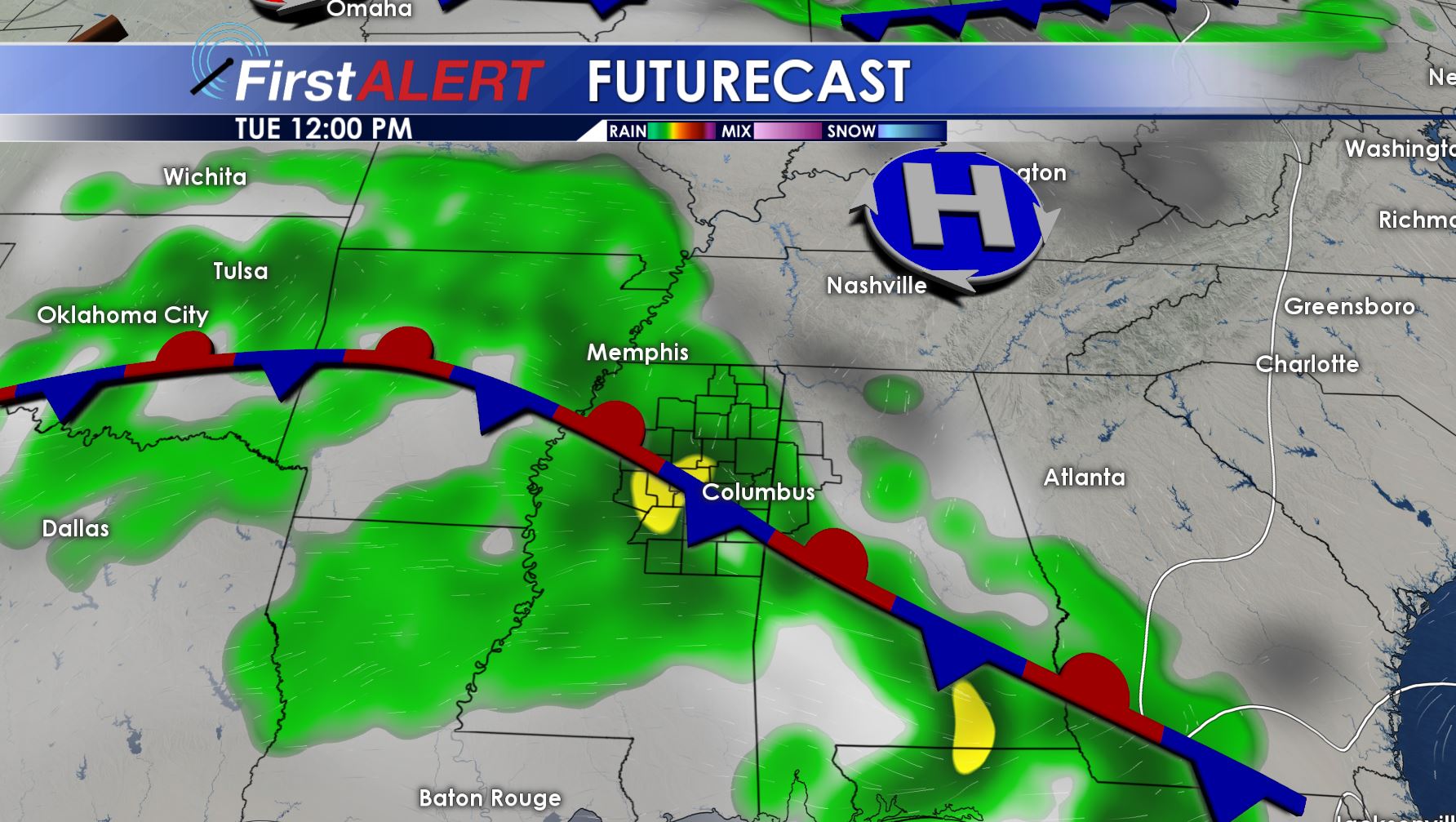 Wet Weather Continues - Home - WCBI TV | Your News Leader