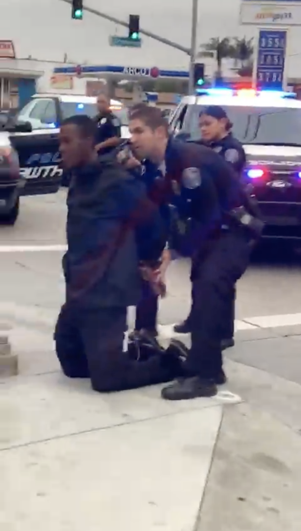Video shows kneeling suspect held at gunpoint - Home - WCBI TV ...