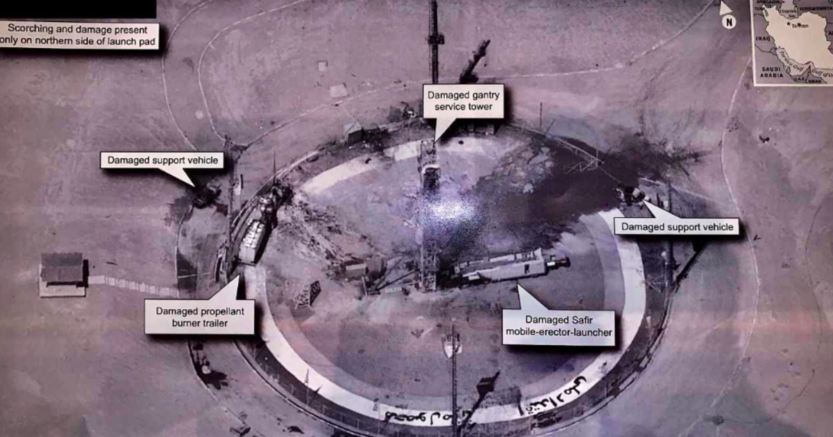 Trump sparks confusion with tweet of apparent Iranian launch site ...