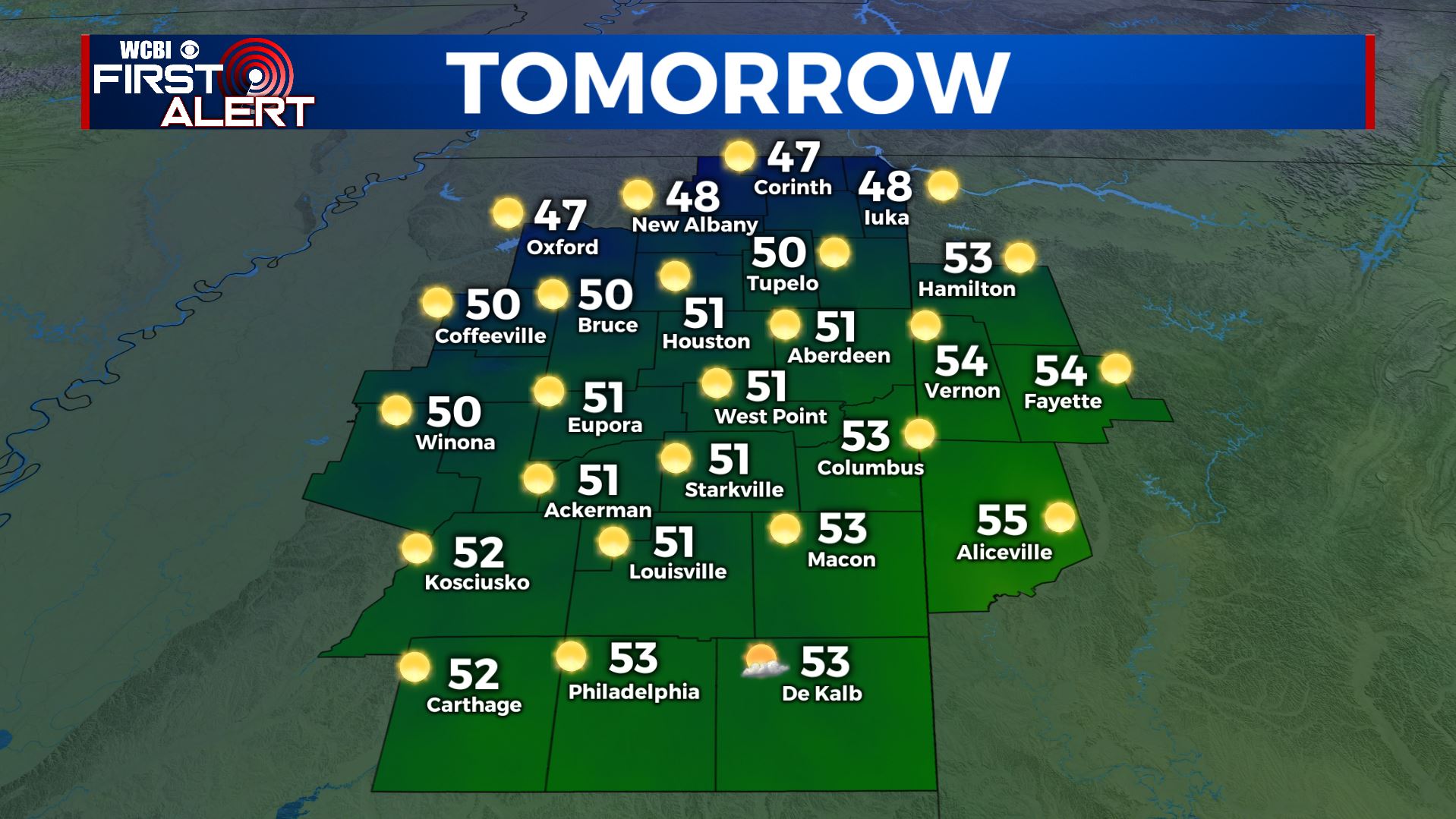 Sunshine returns - Home - WCBI TV | Your News Leader