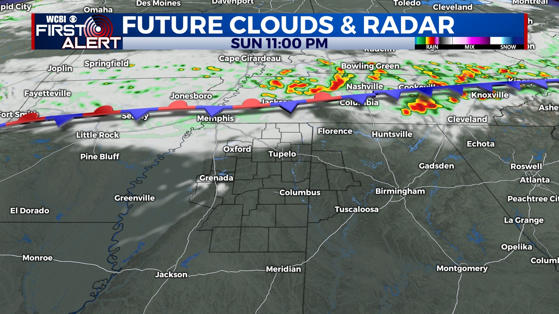 Isolated Storms Possible, Temperatures Stay Warm - Home - WCBI TV | Your News Leader