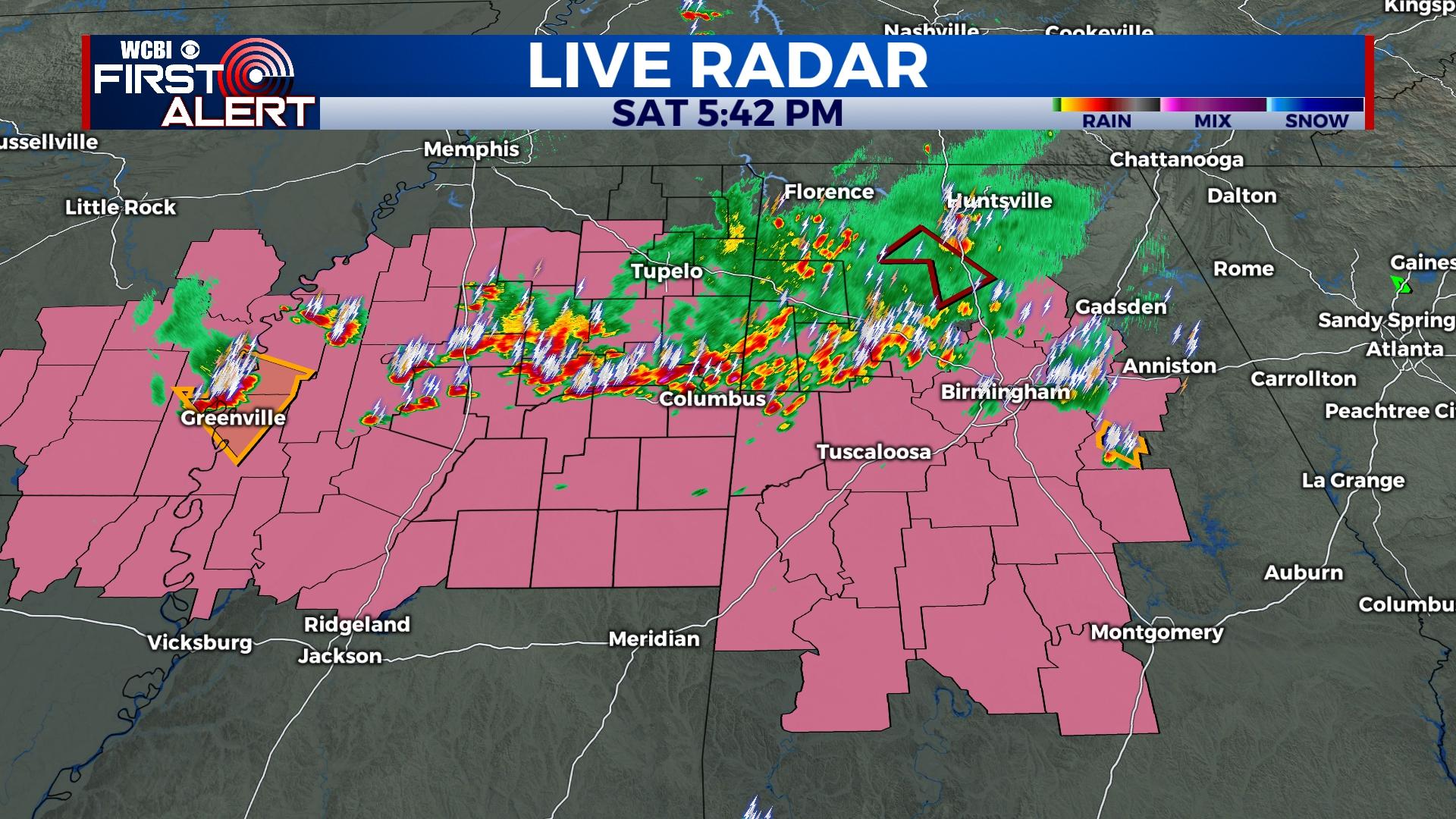Active Storms Through this Evening - Home - WCBI TV | Telling Your Story