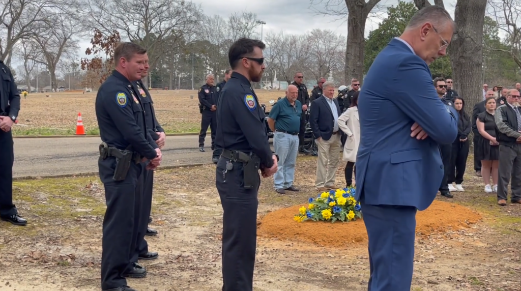 Officers from across region attend funeral of TPD Captain Brett Moyer