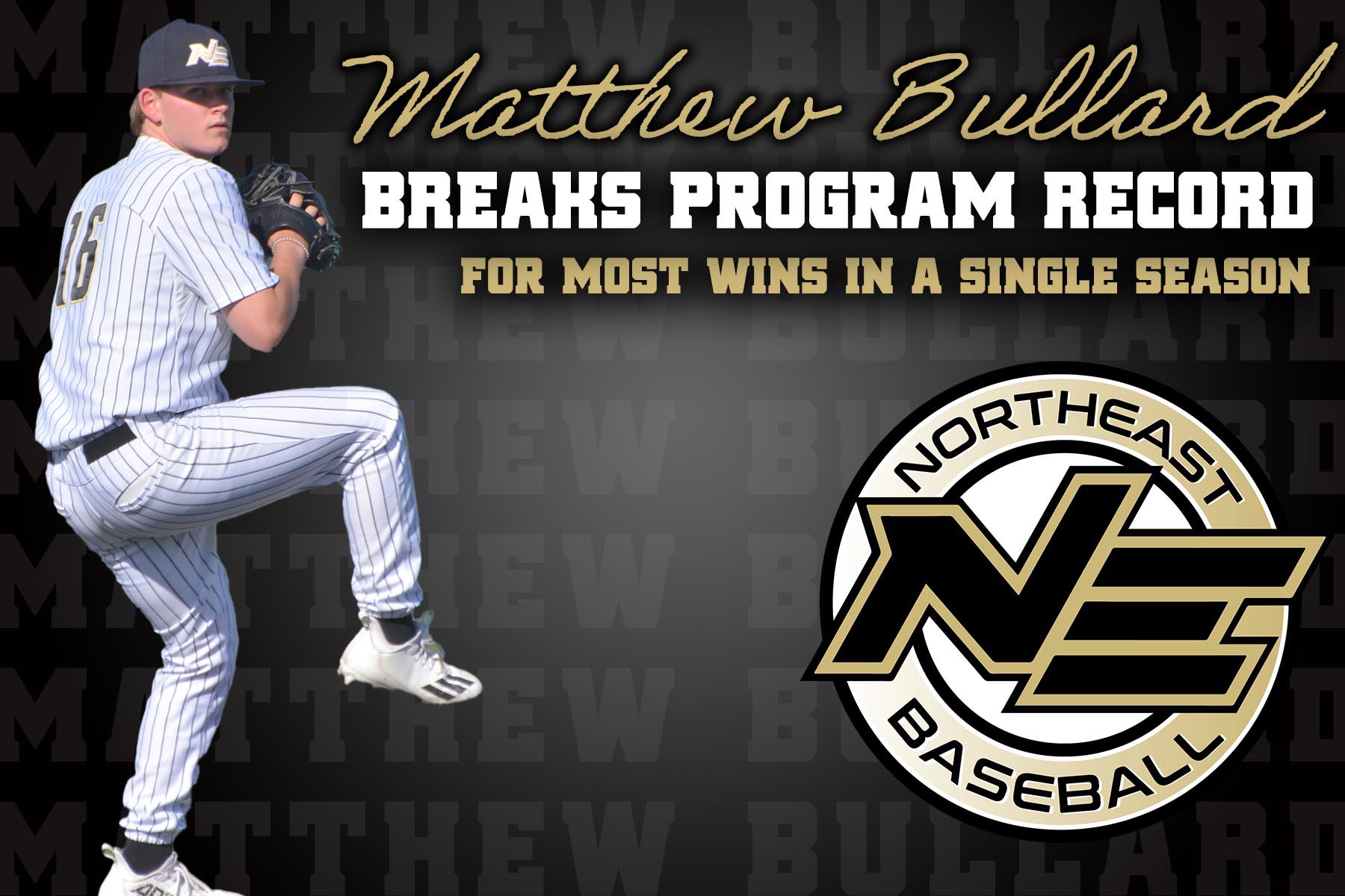 Northeast's Matthew Bullard sets single-season win total record