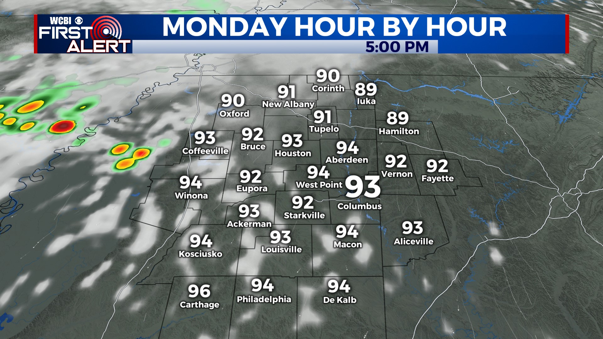 Hot start to the work week - Home - WCBI TV | Telling Your Story
