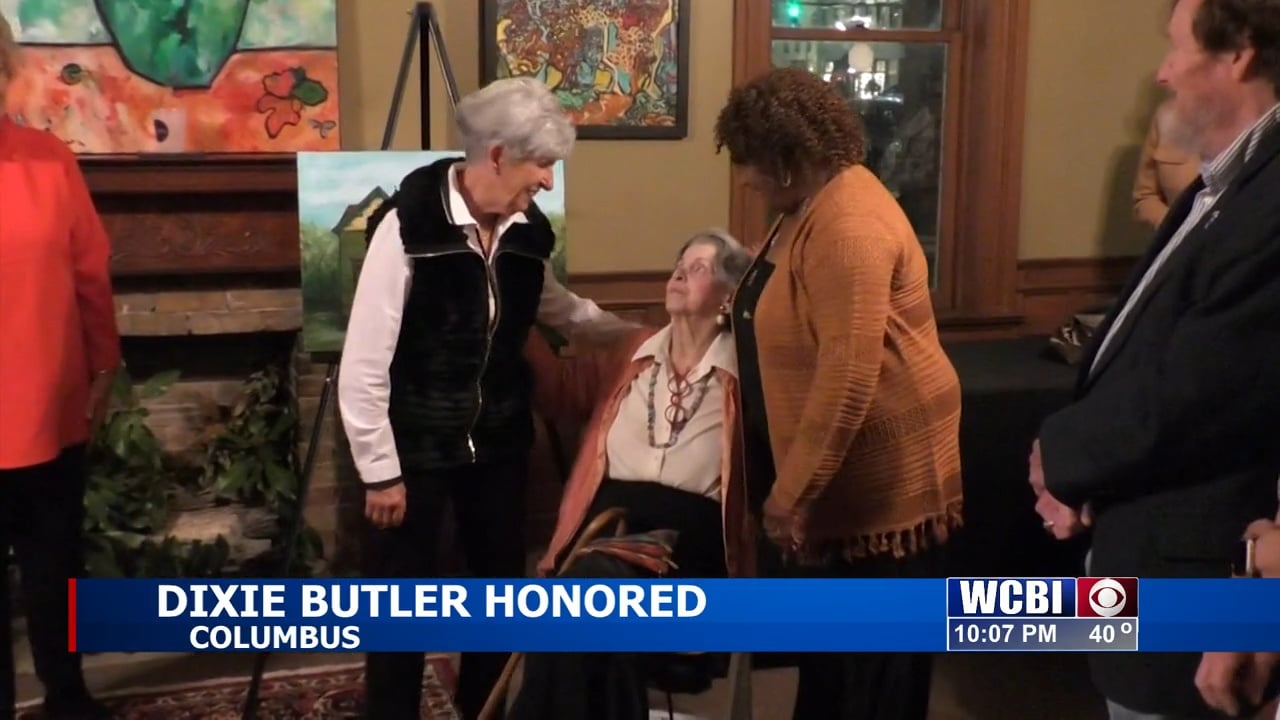 Dixie Butler honored by arts community and the city