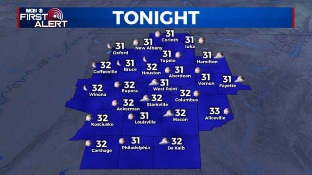 Latest Forecast - Home - WCBI TV | Telling Your Story