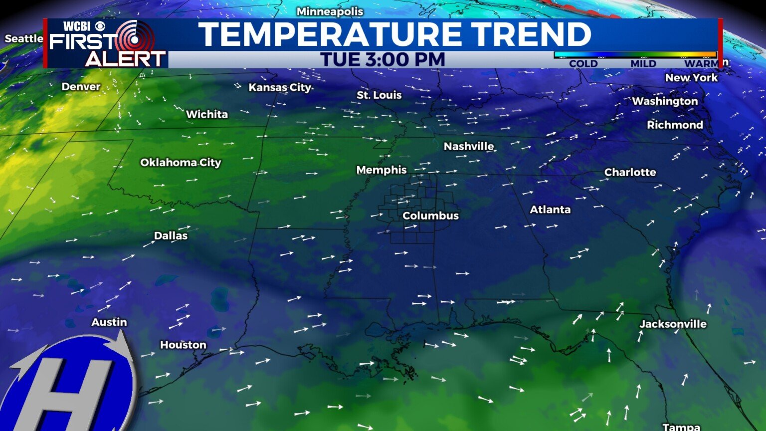 Chilly Monday, Rain Chances Return Wednesday! - Home - WCBI TV ...