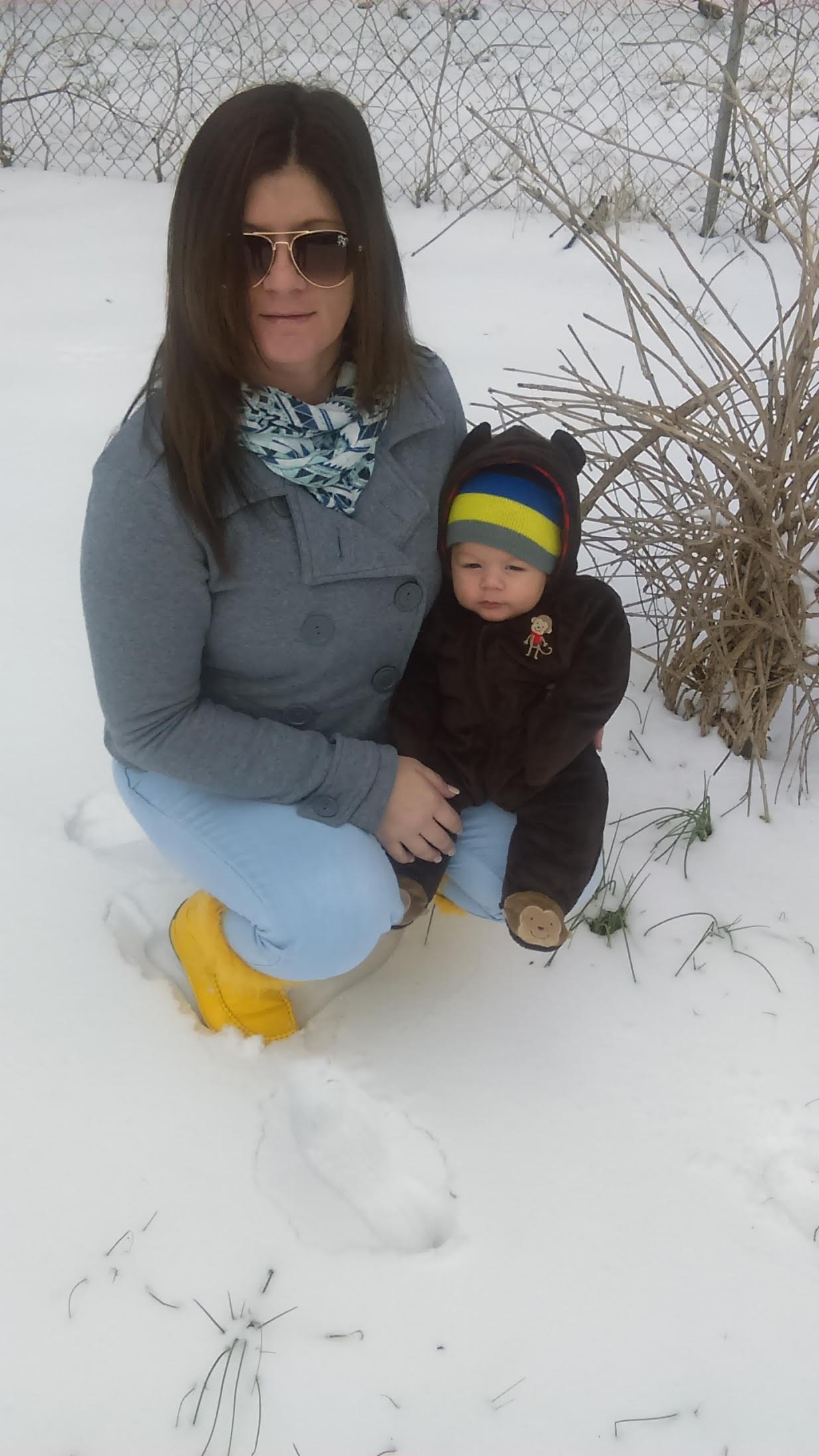 Baby Ethans First Snow Jessica Suggs - WCCB Charlotte