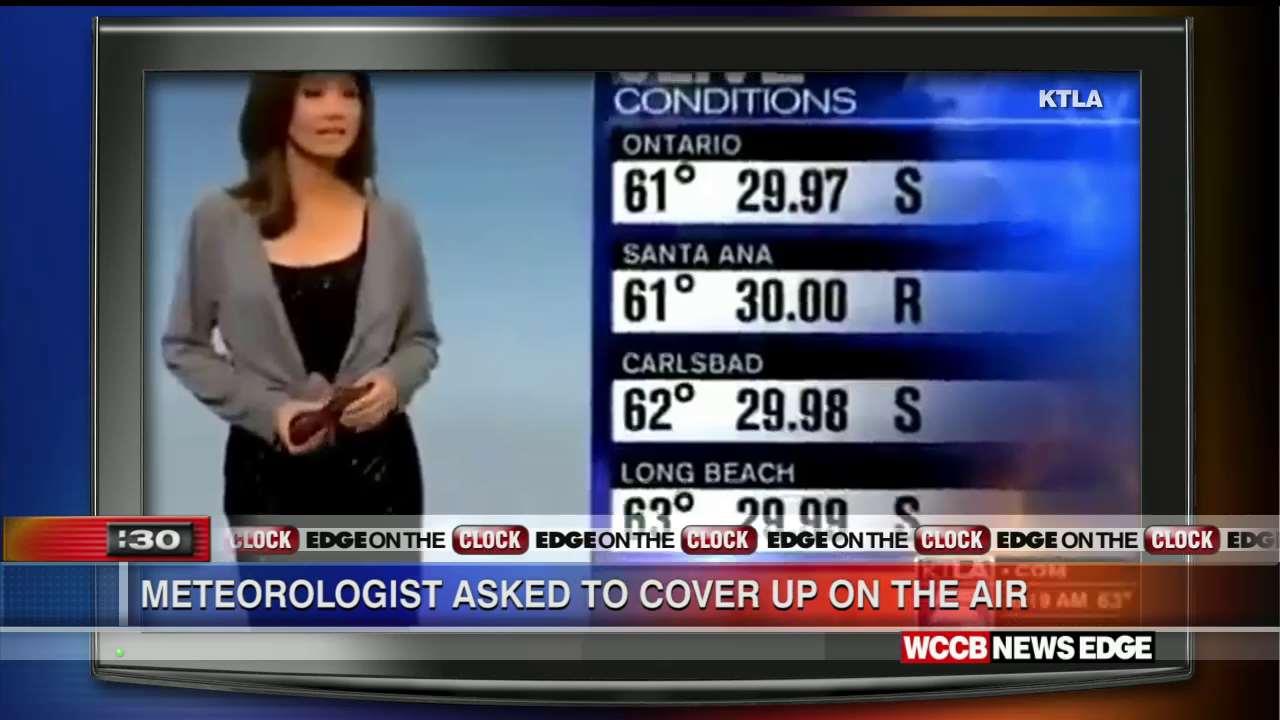 EDGE On The Clock- Meteorologist Covers Up - WCCB Charlotte's CW