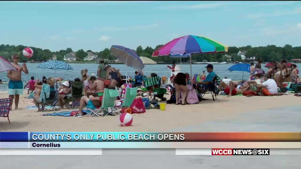 Newly Opened Beach Draws Big Crowds at Lake Norman - WCCB Charlotte