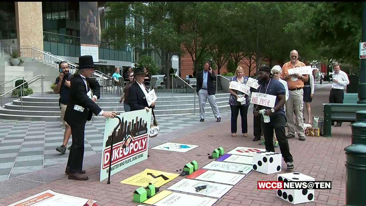 Greenpeace Protests Duke Energy With Monopoly Display - WCCB Charlotte's CW