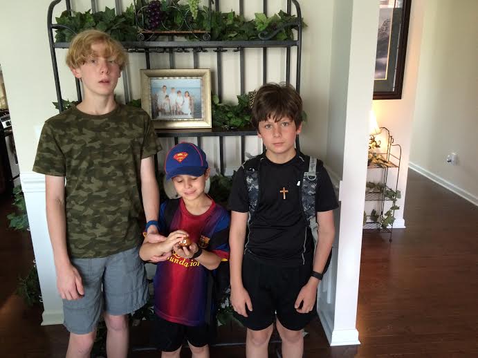 Sebastian Xavier and Constantine last day of school - WCCB Charlotte