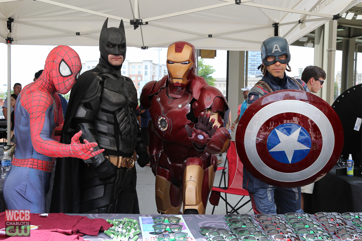 Superhero Sunday at Knights' Game | PHOTOS - WCCB Charlotte's CW