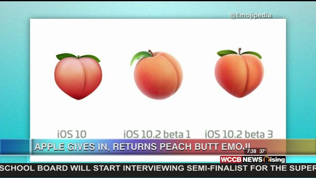 Apple restores peach emoji to original design - WCCB Charlotte