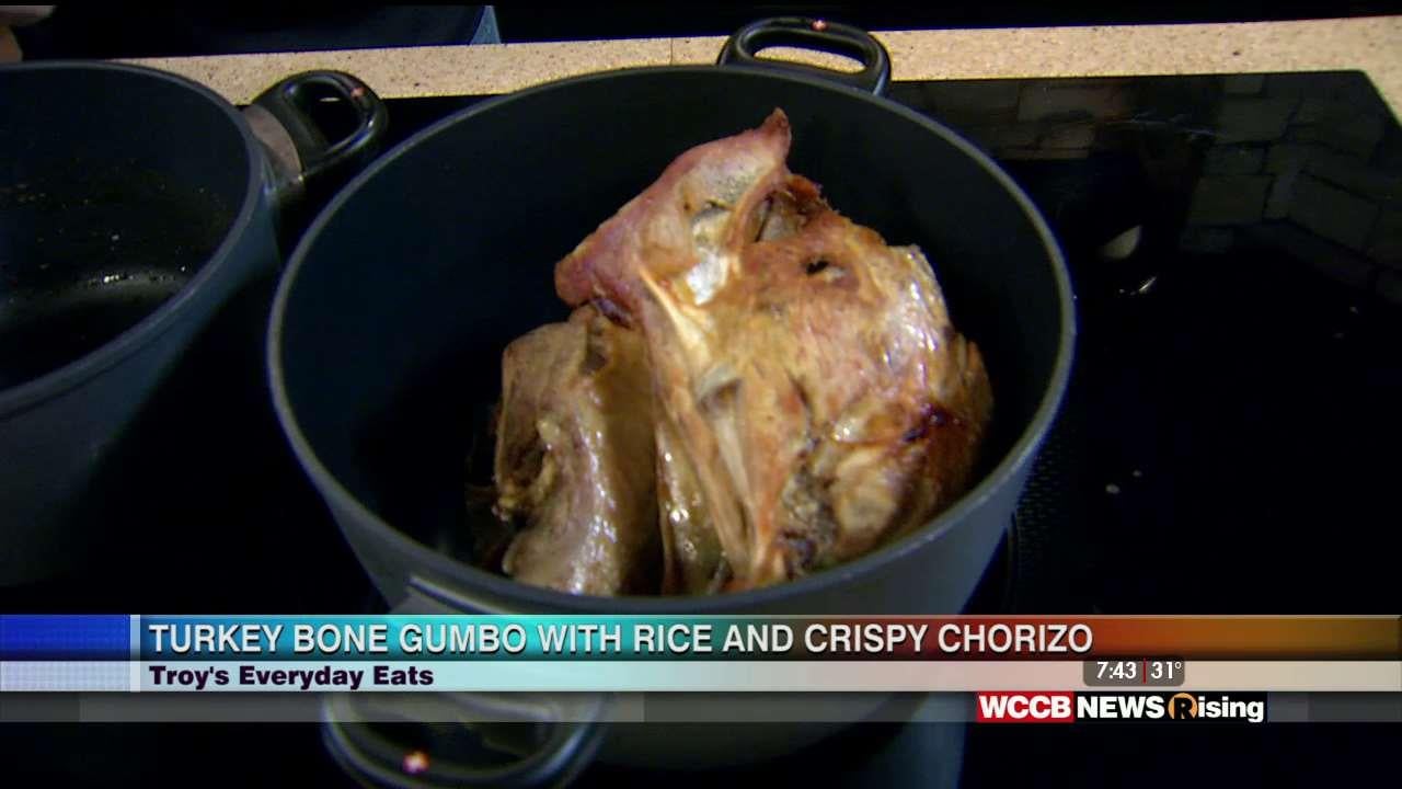 Troy's Everyday Eats: The Ultimate Leftover Turkey Bone Gumbo - WCCB ...