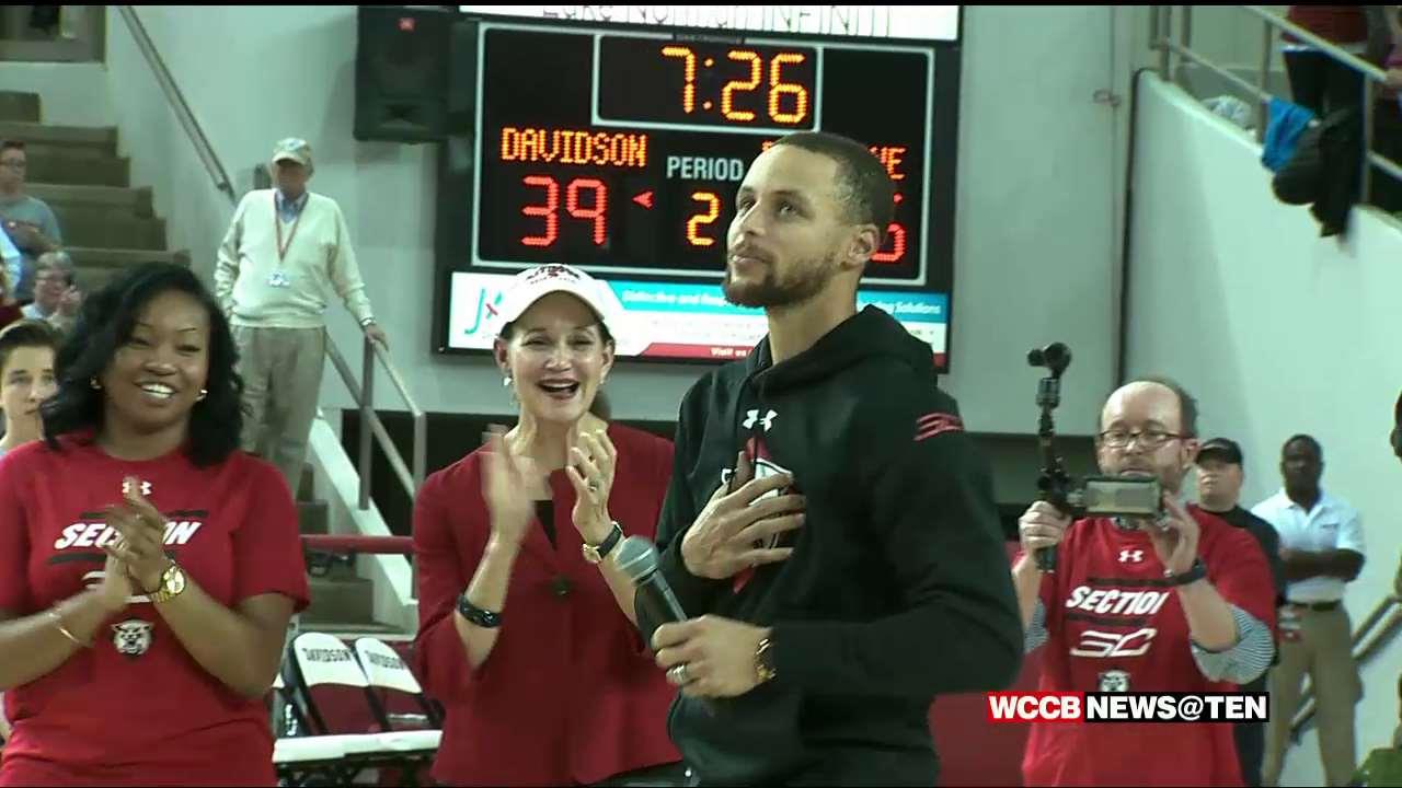 Stephen Curry Honored by Charlotte Christian High School, Davidson ...